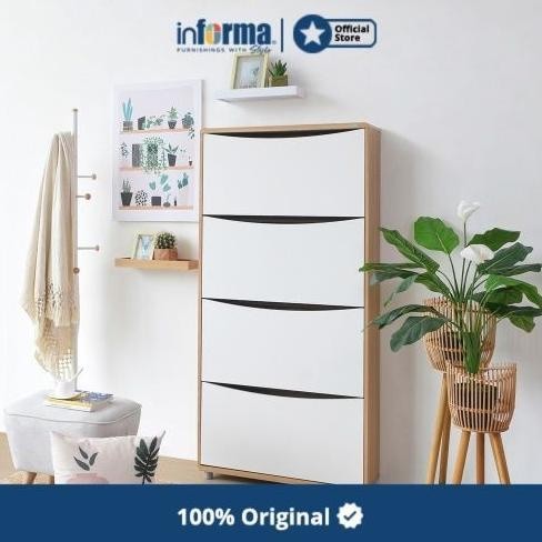 Jual RAMADHAN MURAH INFORMA - MILE KABINET LEMARI SEPATU 4 TINGKAT ...