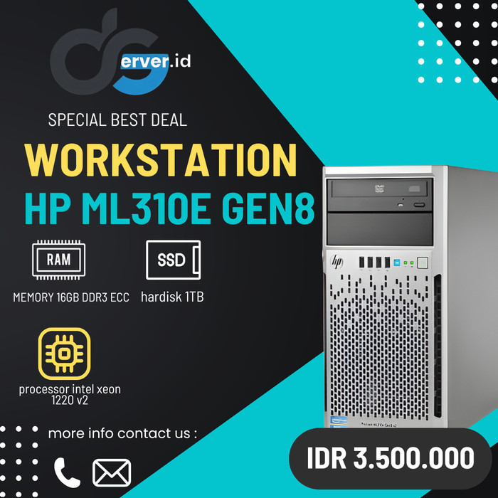 Jual Server HP proliant ML310e gen8 | Shopee Indonesia