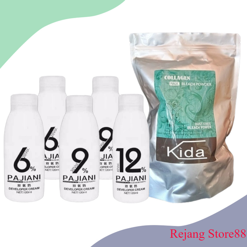 Jual KIDA BLEACHING PUTIH + Develover Pajiani Bleaching Rambut GRADE ...