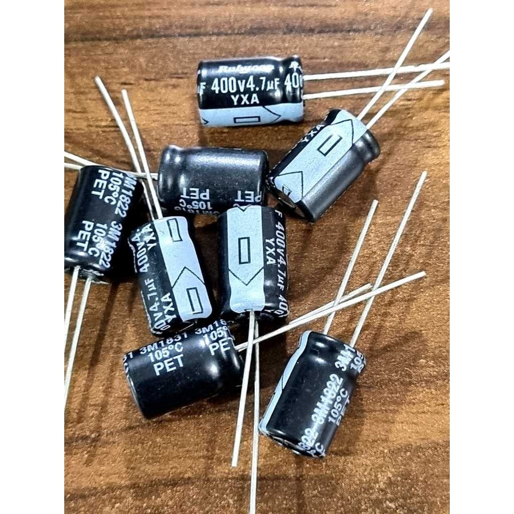 Jual Kapasitor / Capacitor / ELCO 4.7uf 400v / 4.7 uf 400 v / Elko 4.7uF 400V (HARGA PER 1PCS ...