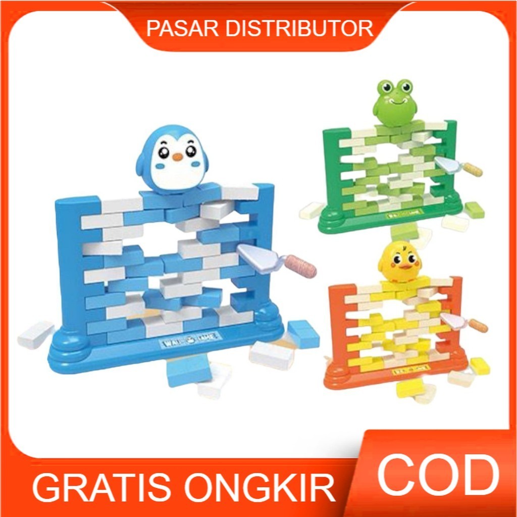 Jual Pasar Distributor PUSH BRICKS Mainan Game Board Anak Family & Kids ...