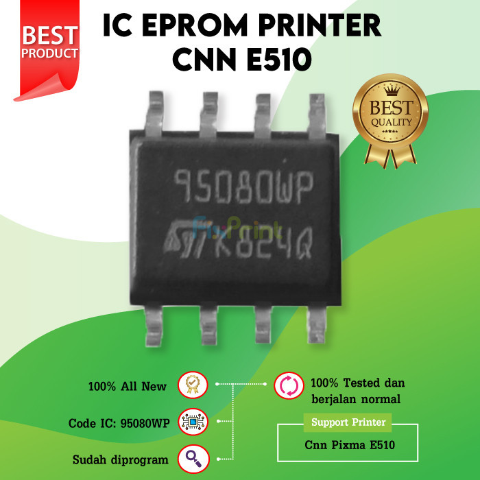 Jual IC Eprom E510 Printer Canon 95080WP IC Eprom E510 IC Counter E510 ...