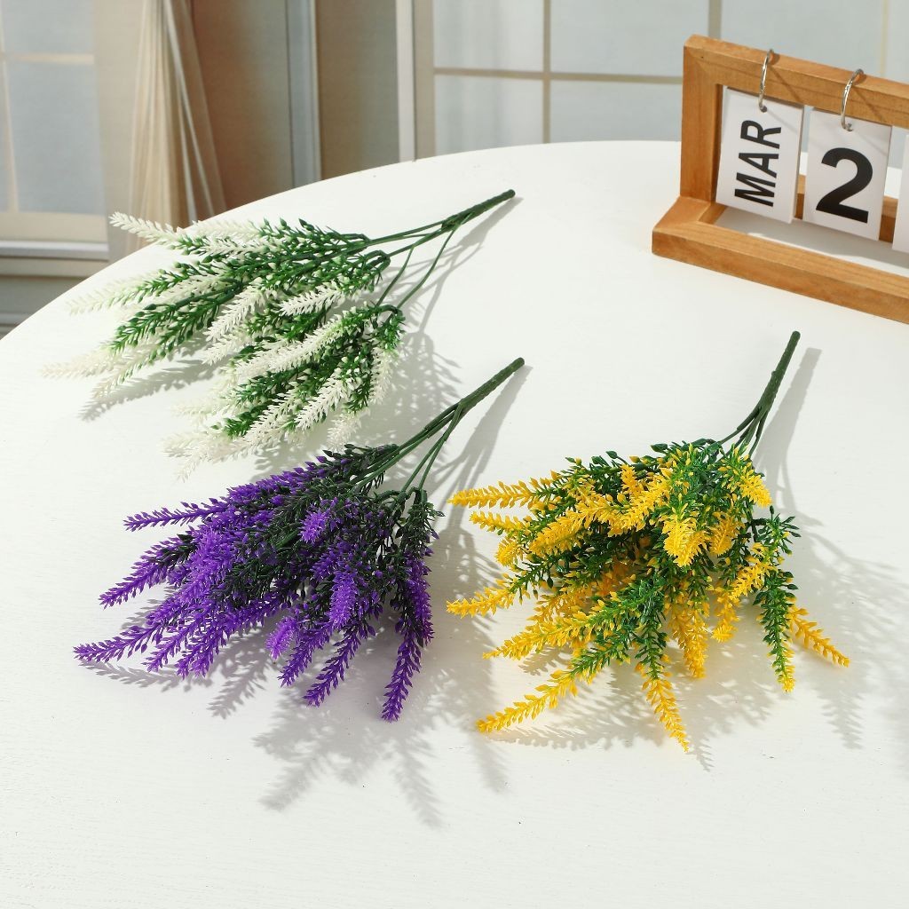 Jual LAVENDER Hiasan bunga tiruan berkualitas tinggi susunan bunga ...