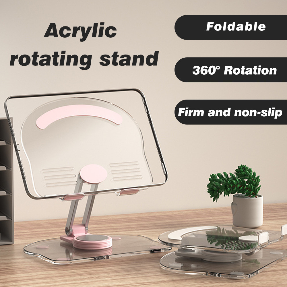 Jual Foldable 360° Rotation Tablet Desktop Stand Suitable for Tablet ...