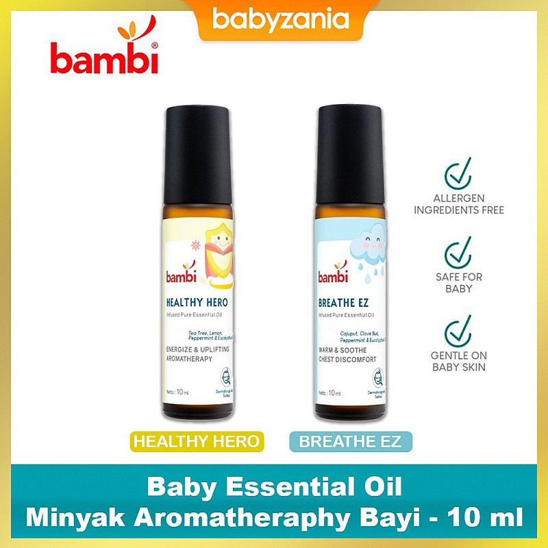 Jual Bambi Baby Essential Aromatherapy Oil Minyak Aromaterapi Bayi - 10 ...