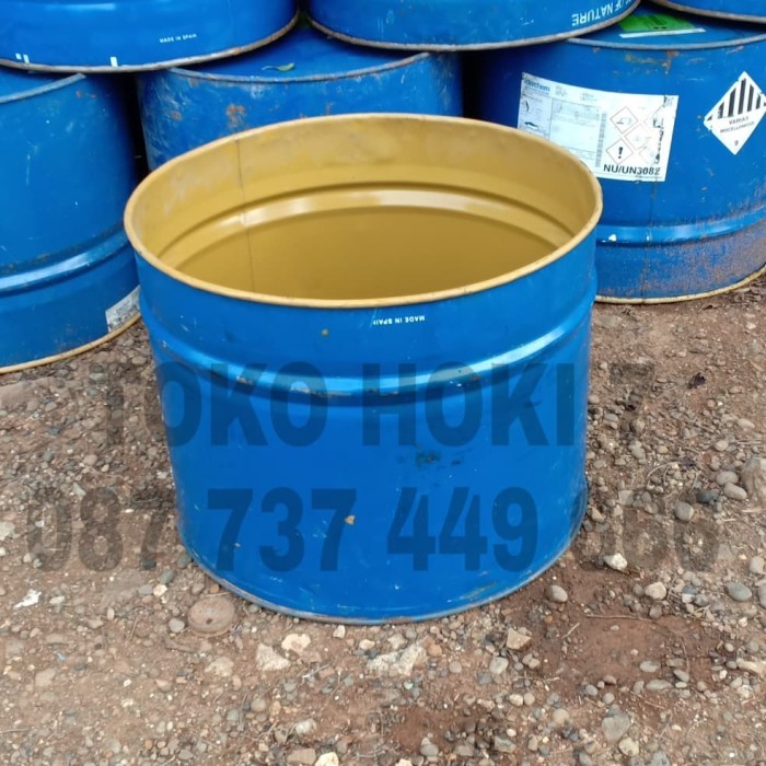Jual Tempat Sampah Besi/Drum Pembakaran/Pot Besi/Drum Belah 100 Liter ...