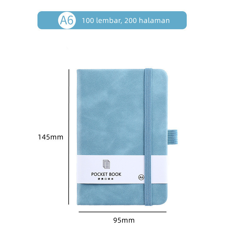Jual Notebook mini portabel A5/A6/A7/notepad portabel tebal-100 lembar ...