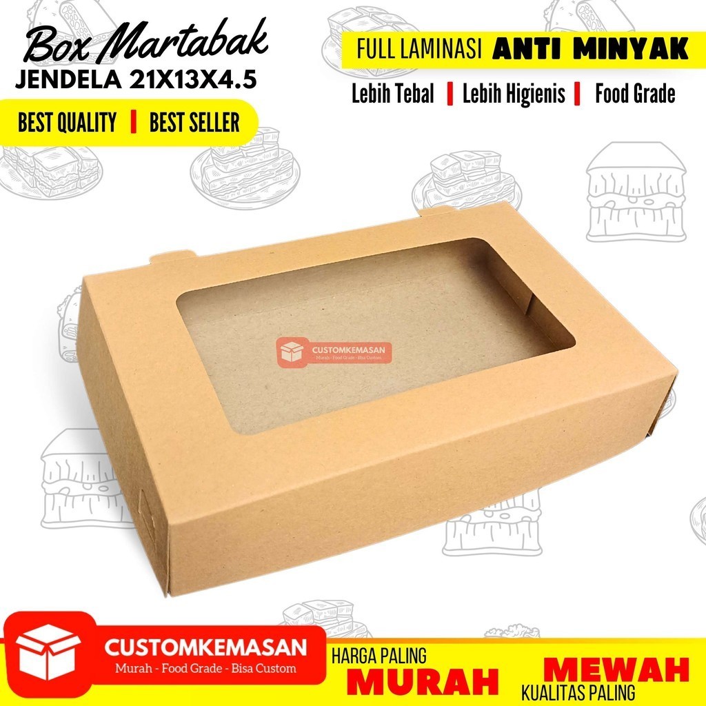Jual Box Martabak / Box Martabak Manis / Box Martabak Telur / Dus ...