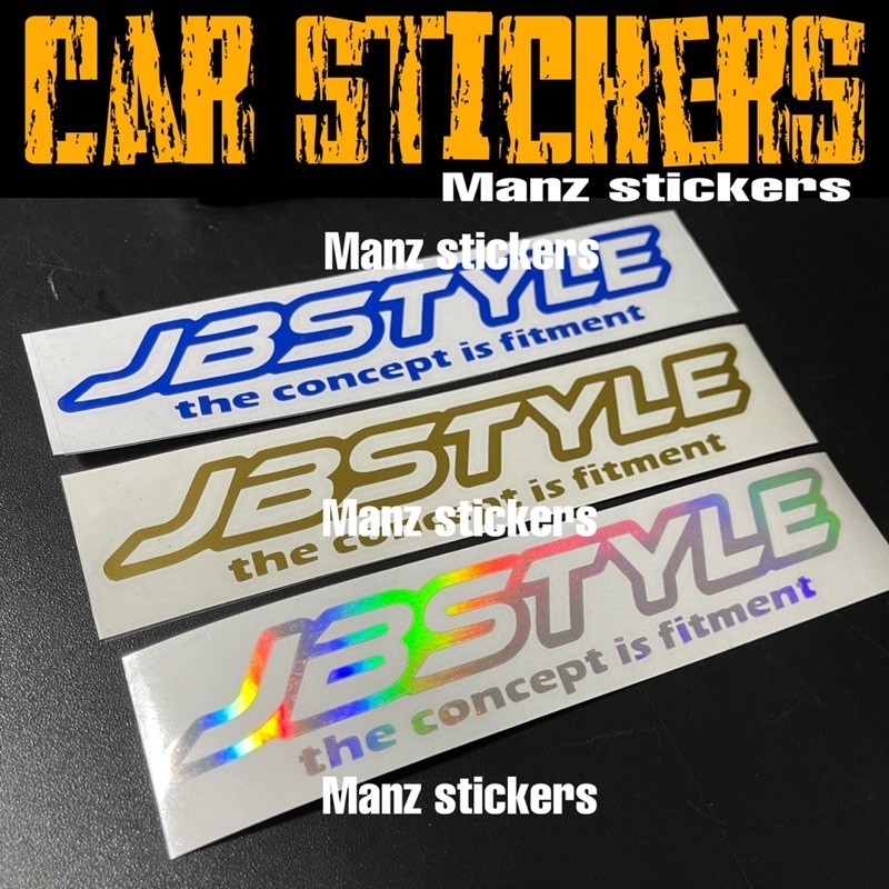 Jual [24HOURS SHIP] STIKER KERETA JOHOR JBSTYLE THE CONCEPT IS FITMENT ...