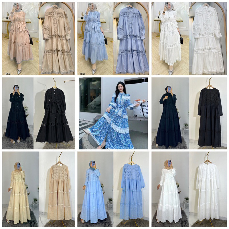 Jual DRESS MISCA KATBOL IMPORT BANGKOK | Shopee Indonesia