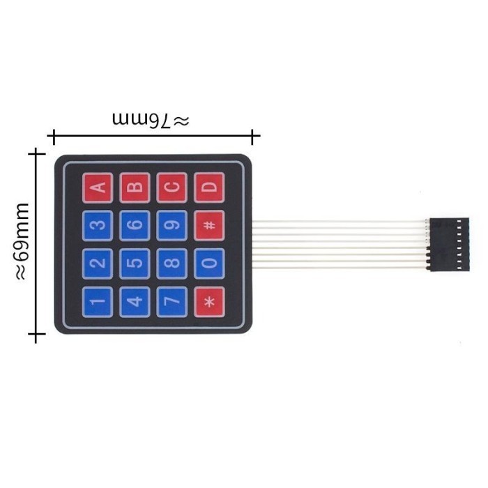 Jual KEYPAD 4X4 MATRIX ARRAY 16 KEY MEMBRANE MEMBRAN SWITCH KEYPAD ... Jual KEYPAD 4X4 MATRIX ARRAY 16 KEY MEMBRANE MEMBRAN SWITCH KEYPAD ...