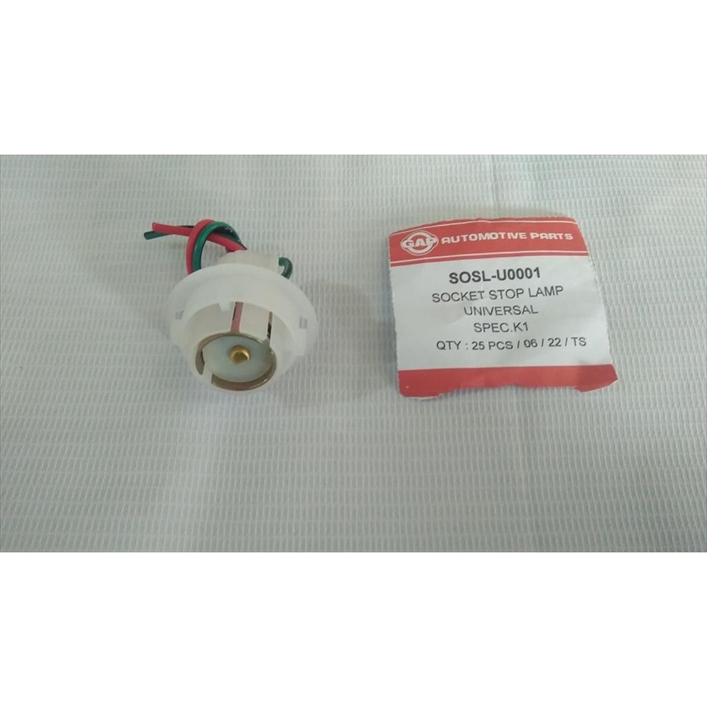 Jual Socket Bohlam Lampu Kaki Pin 1 Fiting Sen Mundur + Rumah GAP ...