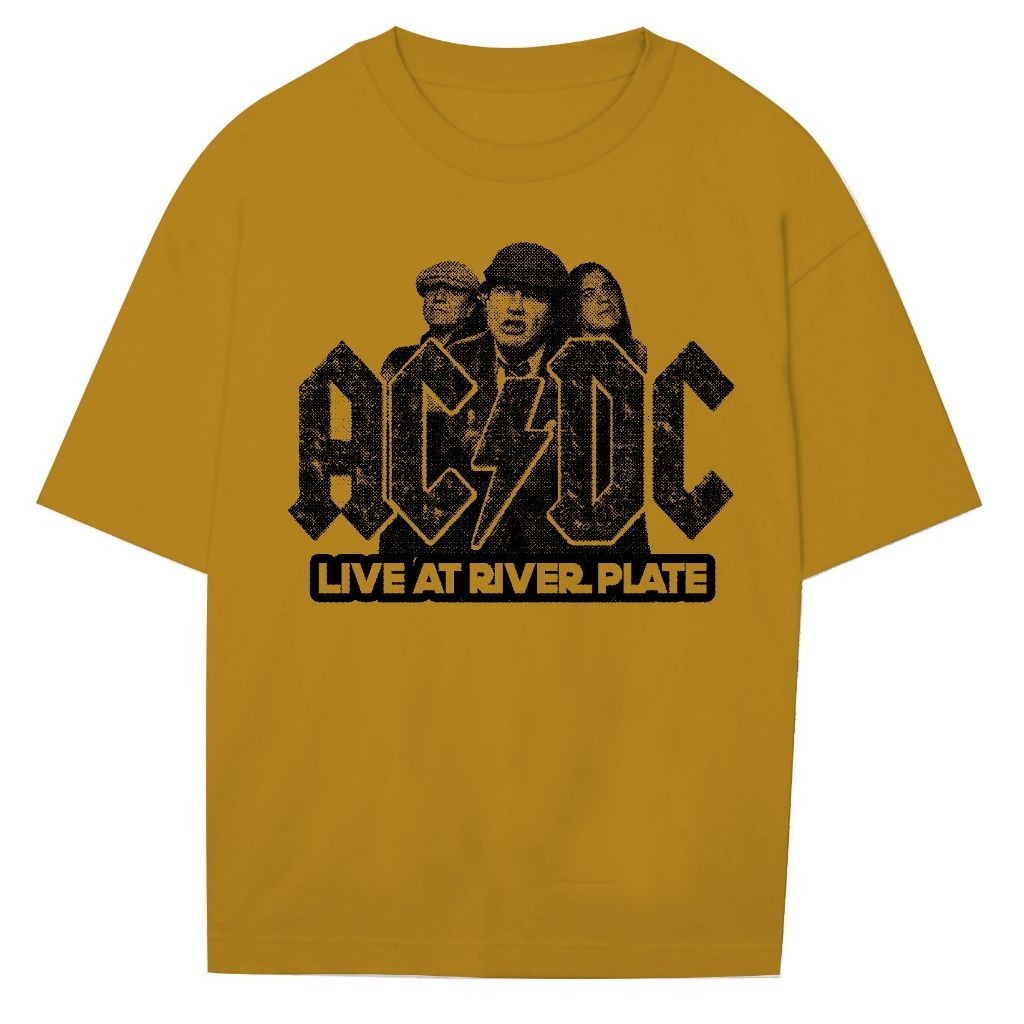 Jual Baju Cowok Band Metal Murah AC^DC River Plate RUB605 GB | Shopee ...