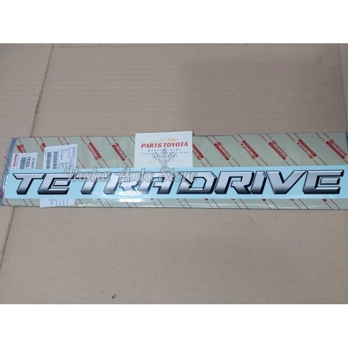 Jual Stiker Sticker TETRADRIVE Tetra Drive Fortuner VRZ 75320-TA051 100 ...