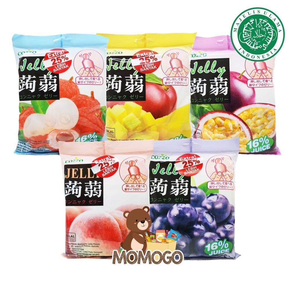 Jual COZZO KONYAKU JELLY 160 GR ALL VARIANT | Shopee Indonesia