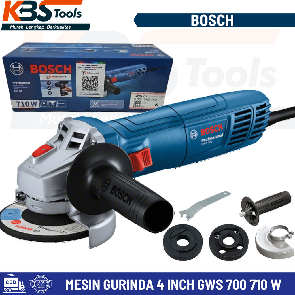 Jual Mesin Gerinda Gurinda Tangan 4'' Inch BOSCH GWS 700 Angle Grinder ...