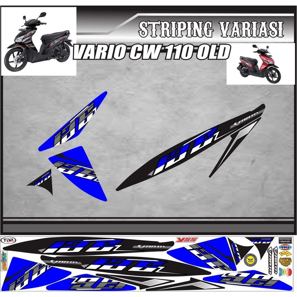 Jual stiker STRIPING MOTOR VARIO KARBU 110 OLD MOTOR VARIO 110 OLD ...