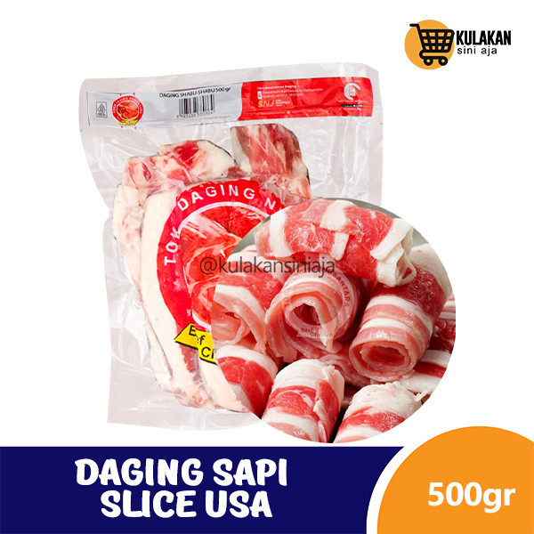 Jual Daging Sapi Shabu-Shabu - USA Beef Short Plate Slice 500gram ...