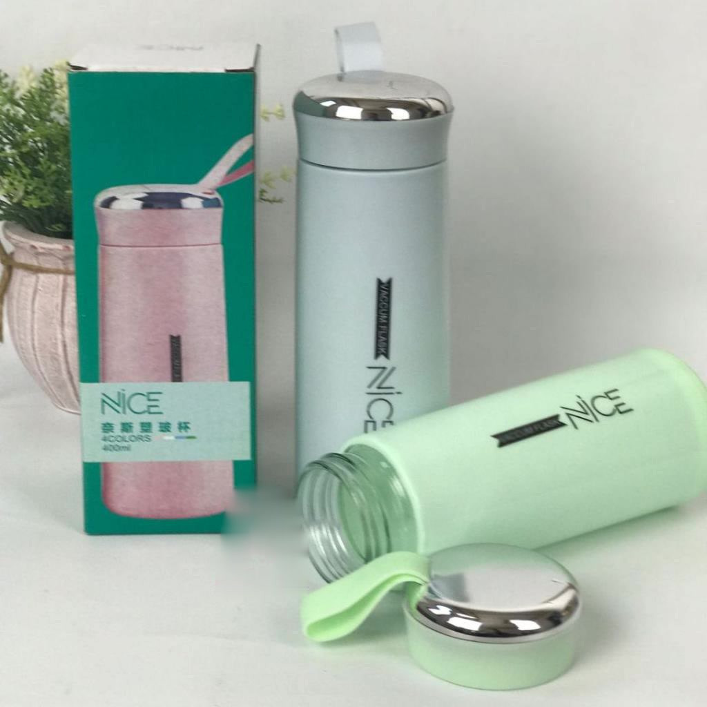 Jual Botol Kaca Nice Tutup Silver 420ML + BOX Importir | Shopee Indonesia