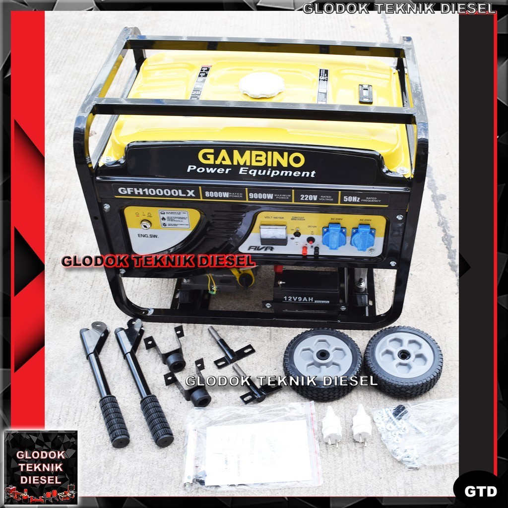 Jual Genset Bensin 8000 W Gasoline Generator Listrik 9000 Watt Original ...