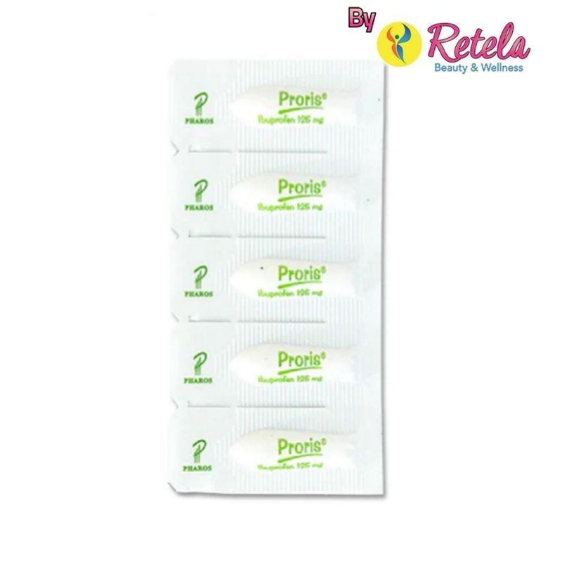 Jual PRORIS 125 MG 1 STRIP 5 SUPPOSITORIA | Shopee Indonesia
