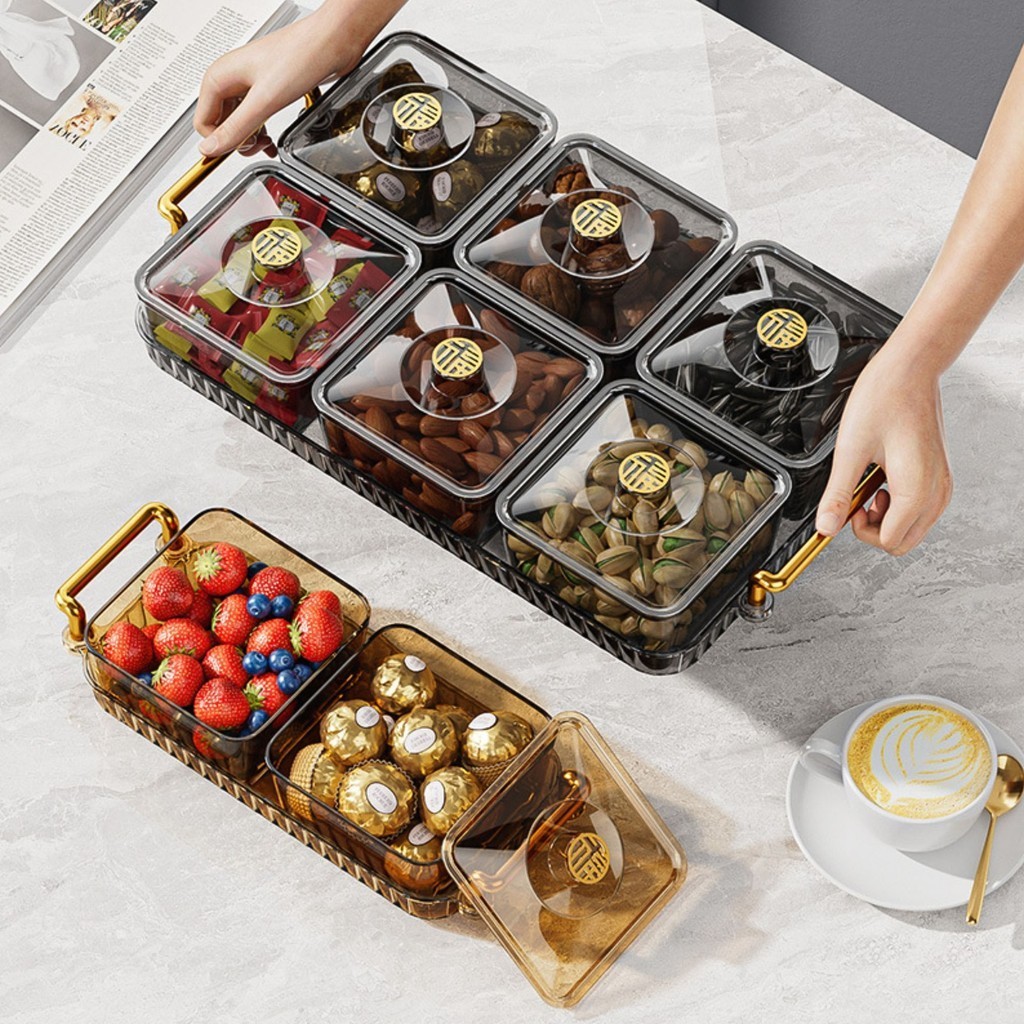 Jual Aveline Toples Lebaran Snack Tray Toples Tempat Kue Cemilan Kotak ...