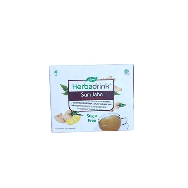 Jual HERBADRINK SARI JAHE SUGAR FREE 5S | Shopee Indonesia