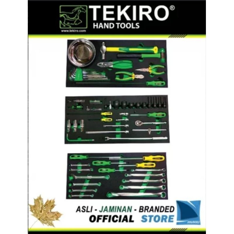 Jual TEKIRO TOOLSET TOOLBOX EVA TOOLS YAMAHA 55PCS | Shopee Indonesia