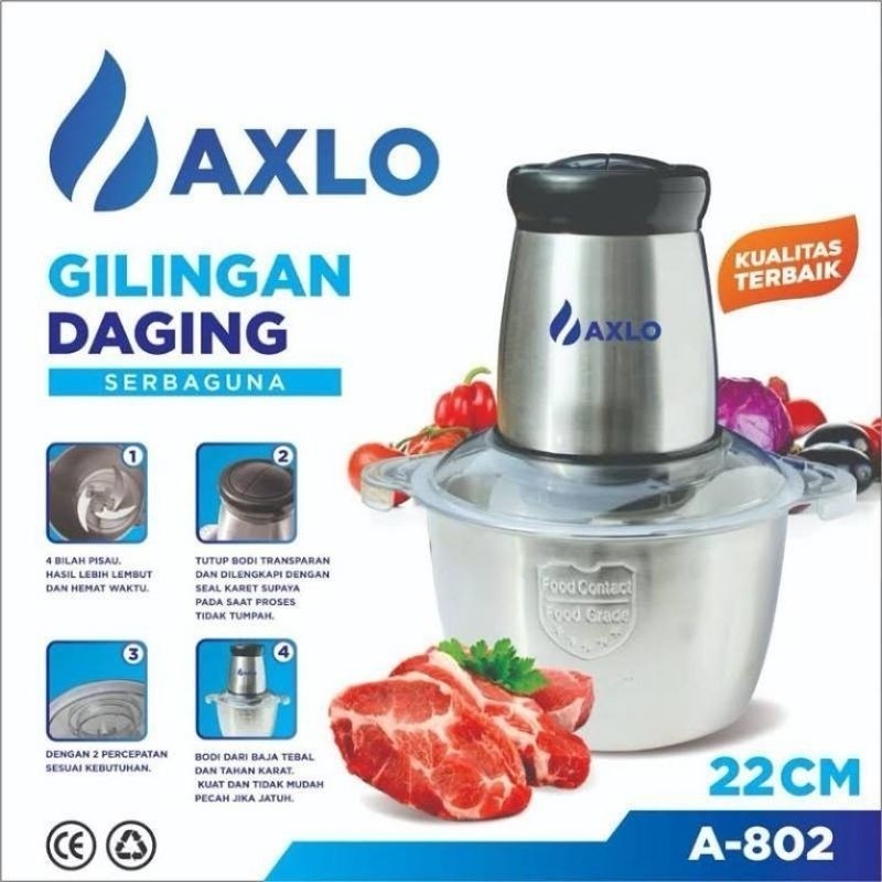 Jual Blender Daging Stainless Axlo - Blender Daging Serbaguna Stainless ...