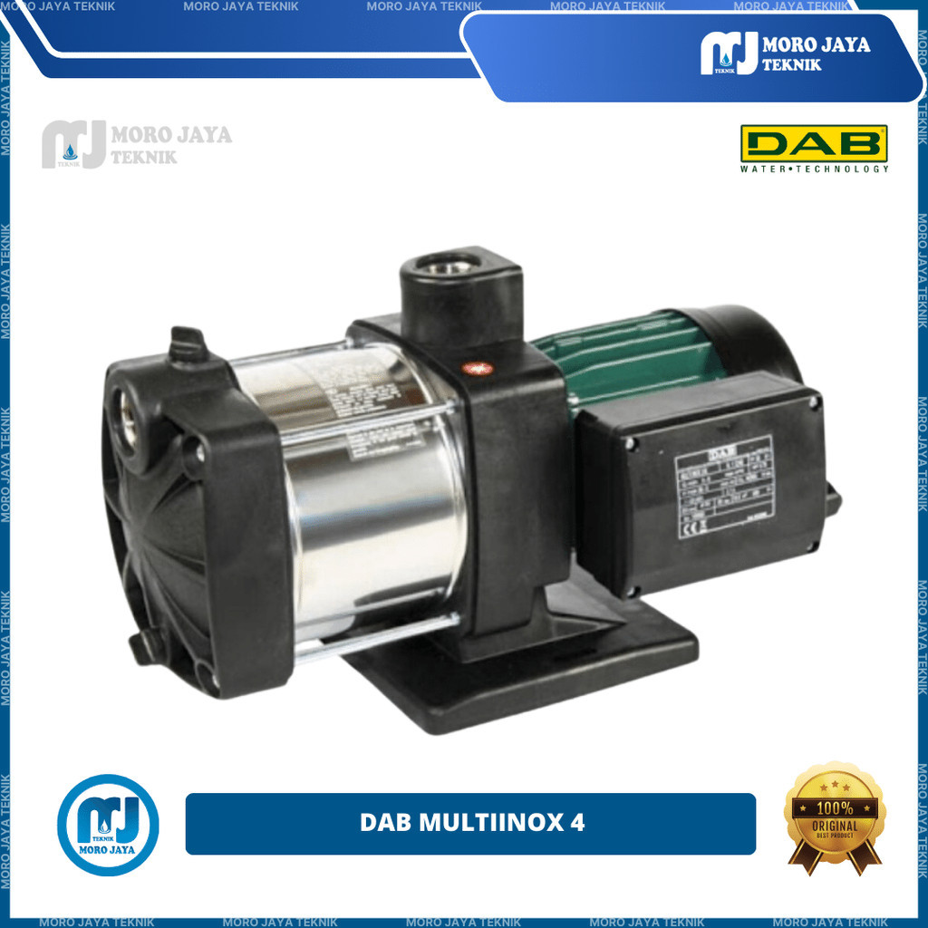 Jual Pompa Booster DAB Multiinox 4 - Pompa Air Multistage DAB Original | Shopee Indonesia