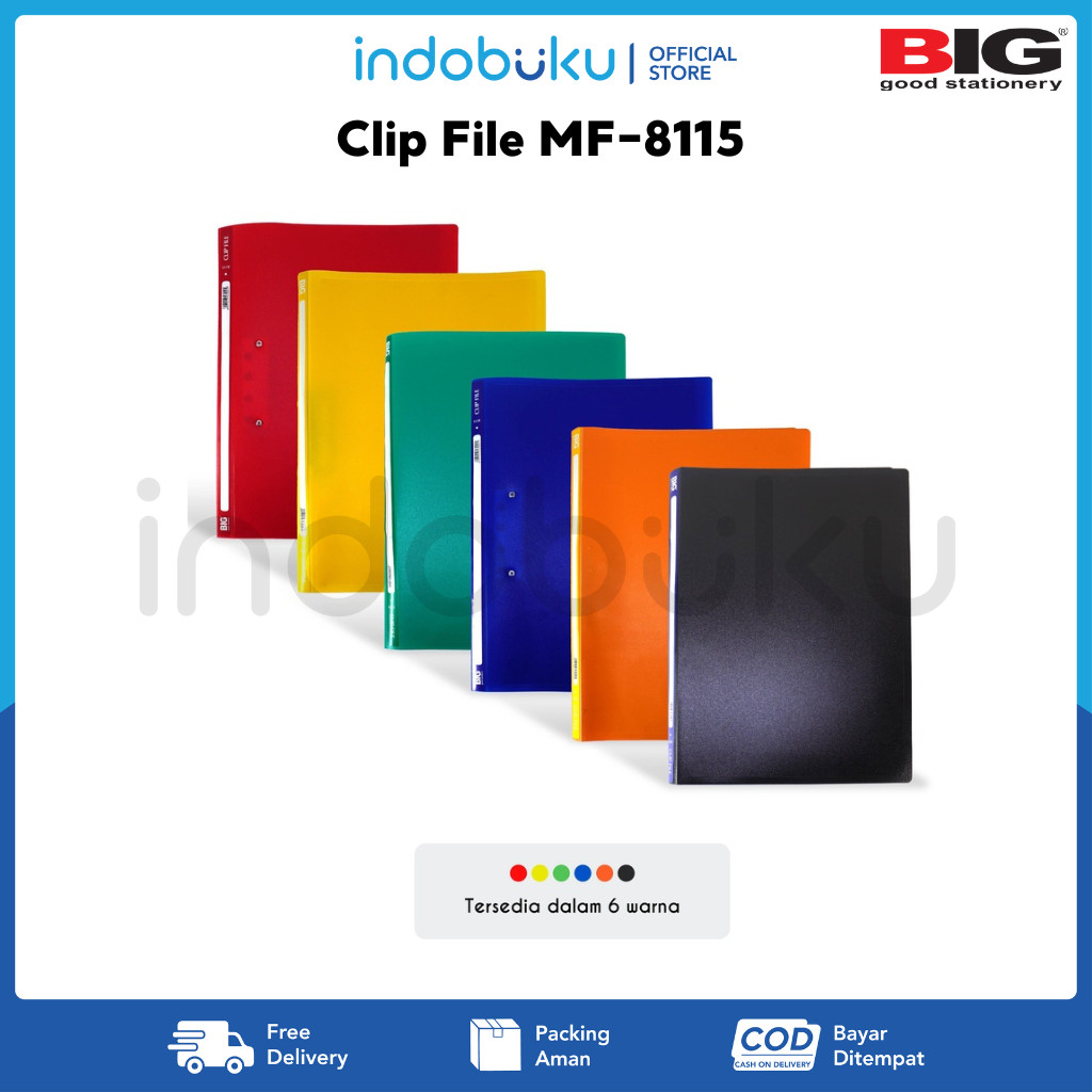 Jual Clip File BIG MF-8115 Map Jepit F4 Folio BIG Dokumen MF-8115 | Shopee Indonesia
