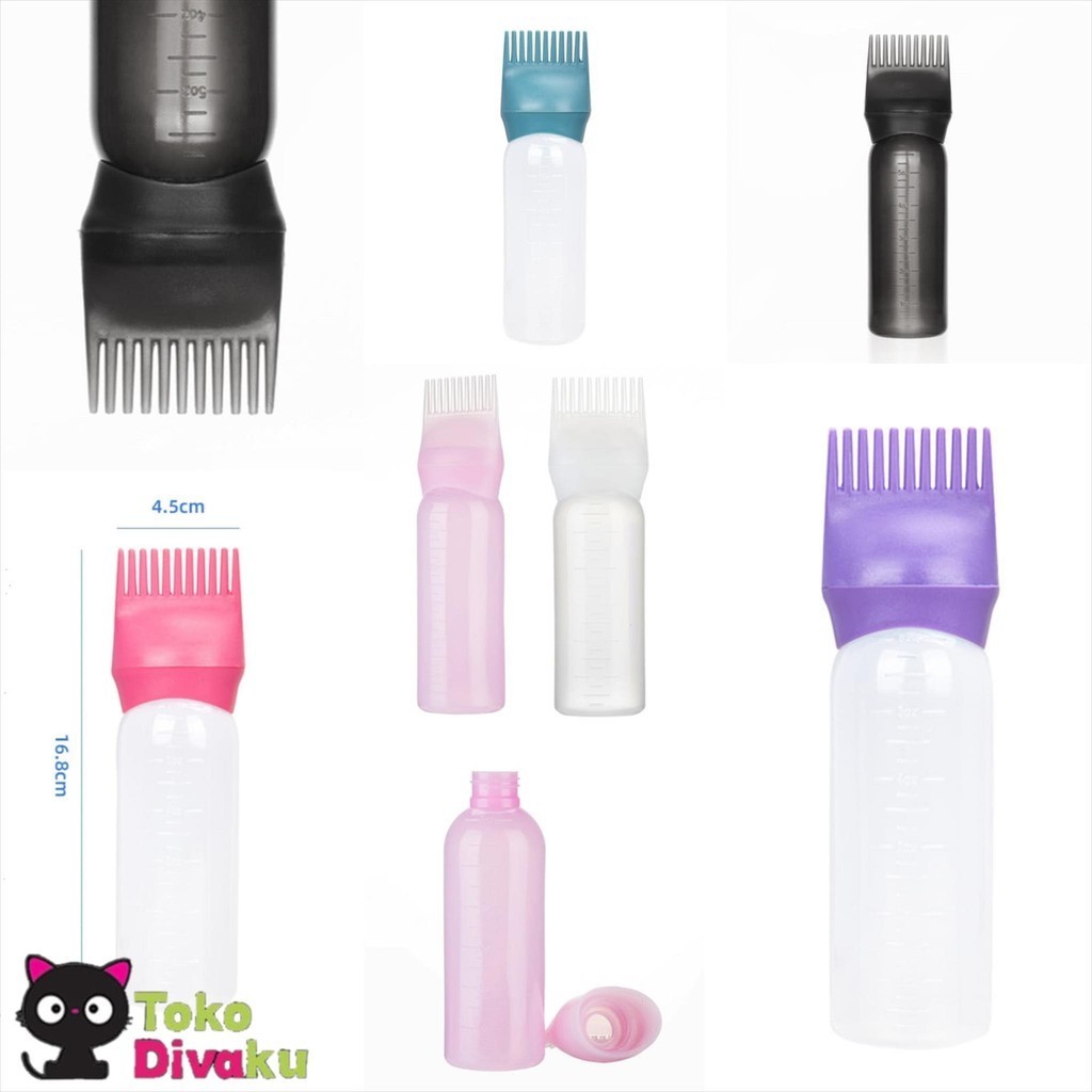 Jual TAC025 BOTOL WADAH PEWARNA RAMBUT ALAT CAT RAMBUT APLIKATOR CAT ...