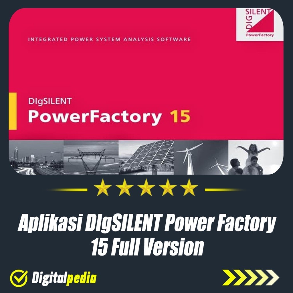 Jual Aplikasi Digsilent Power Factory 15 Full Version Terbaru Power