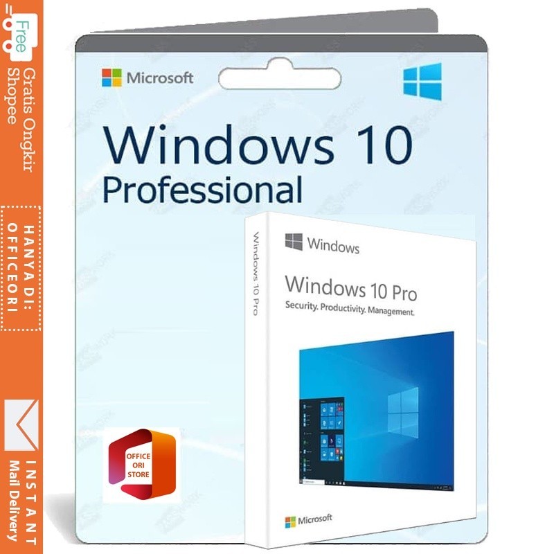 Jual 02promo Windows 10 Pro 32 Bit 64 Bit Digital License Lifetime