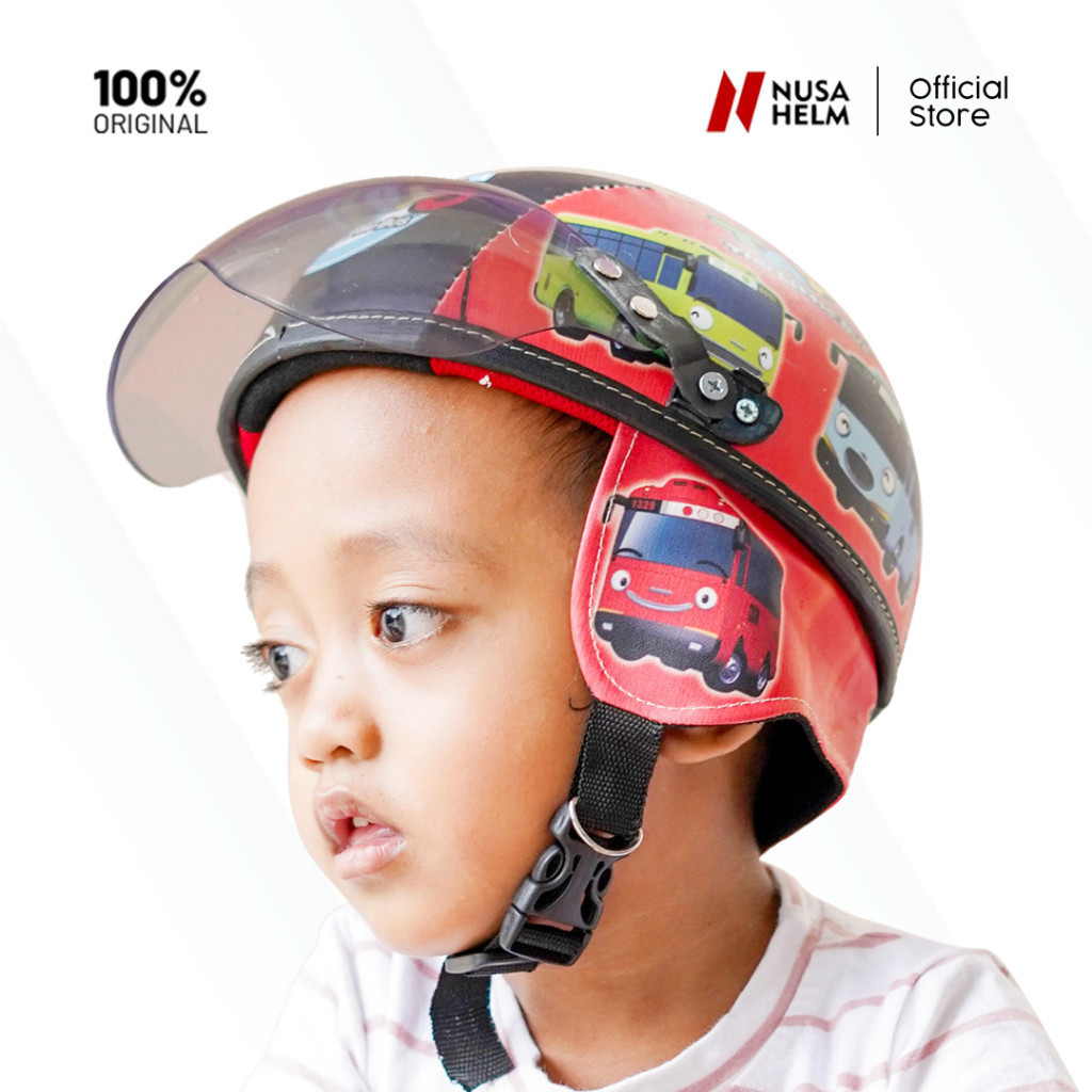 Jual Helm Anak Kecil 1 2 3 4 5 Tahun Retro Junior Karakter Ringan Motif ...