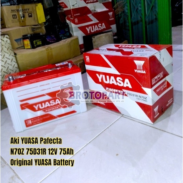 Jual Aki Mobil Isuzu Elf Truk NHR 55 Dmax, Proton Wira YUASA N70Z 12v 75Ah | Shopee Indonesia