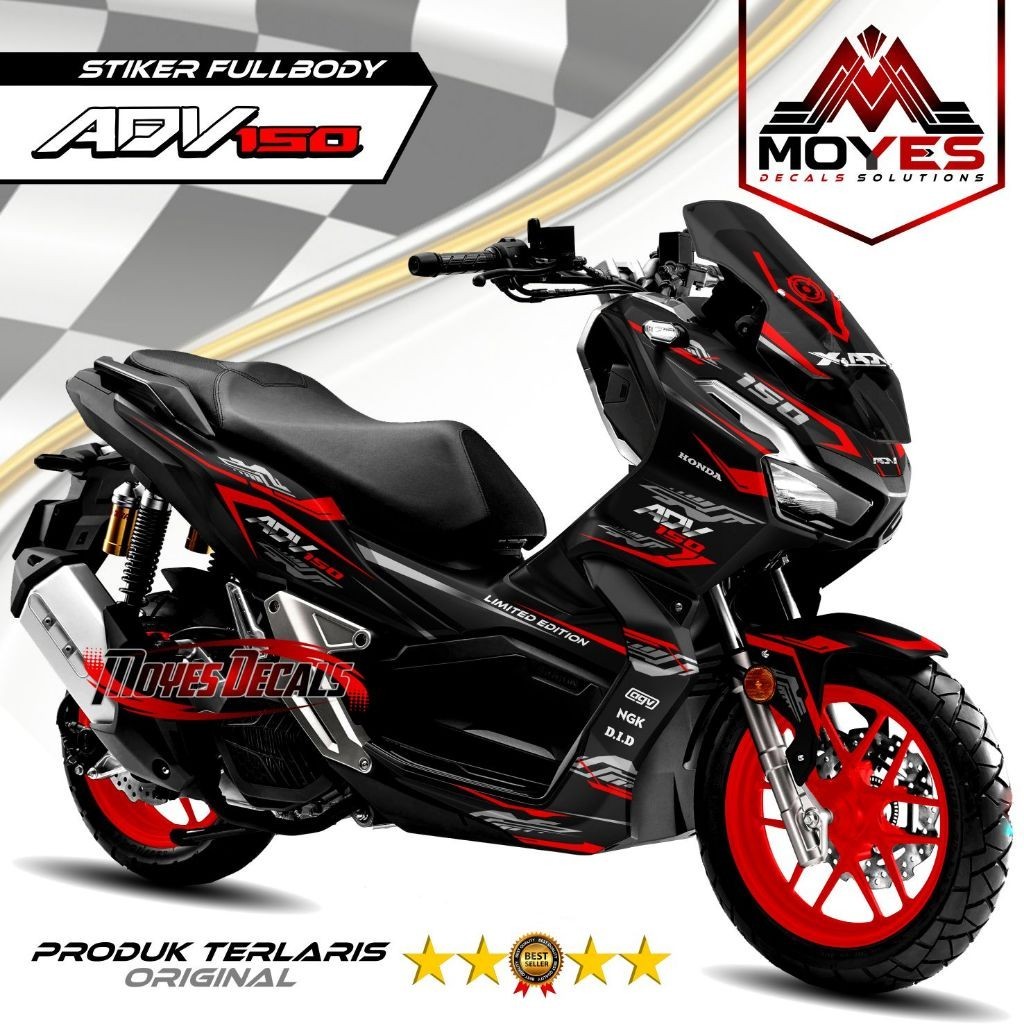 Jual COD Decal ADV 150 Fullbody Stiker Variasi Honda Adv 150 Fullbody ...