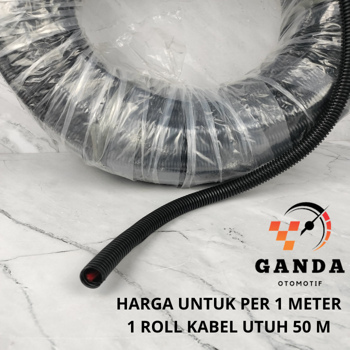 Jual SELONGSONG/SELANG KABEL MODEL SPIRAL BELAH 13MM ECERANXX | Shopee ...
