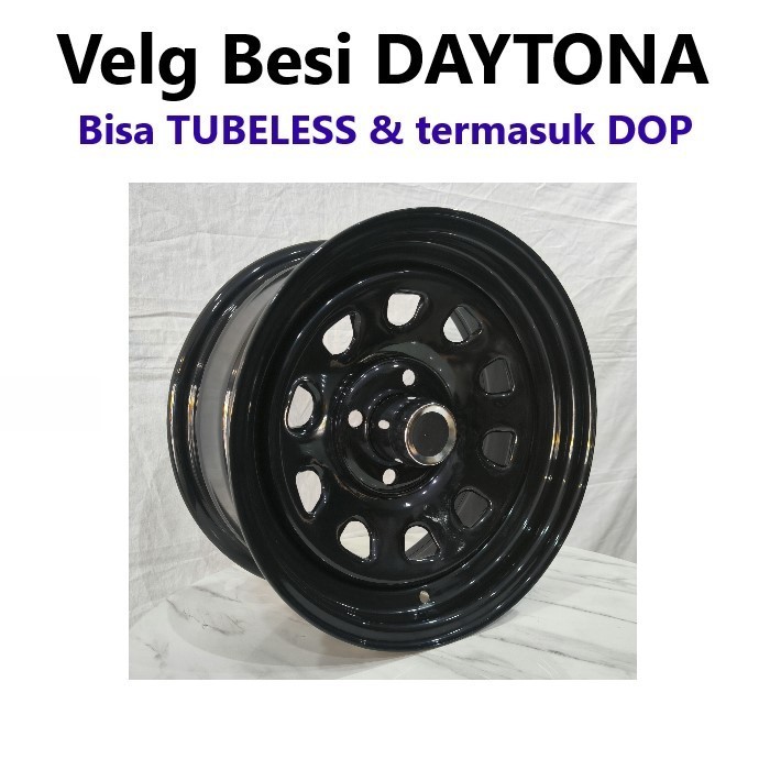 Jual 4pcs Velg Besi Daytona HD 14x6.0 4H 114.3 ET+20 Ring 14 R14 Lebar ...