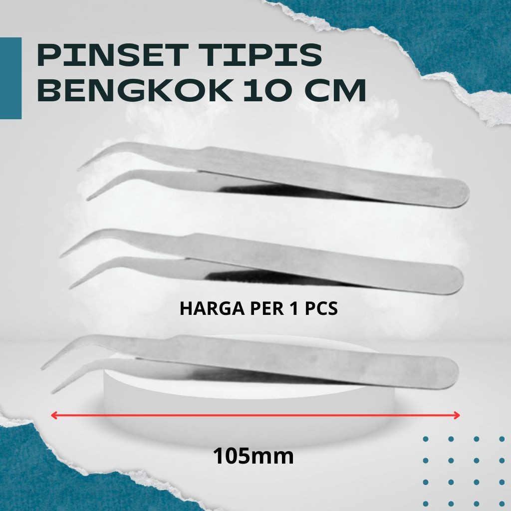 Jual Pinset Bengkok 4 Inch (10cm) – Stainless Steel untuk Komponen ...