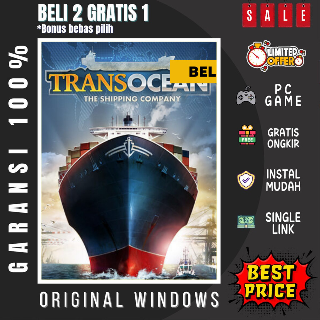 Jual TRANSOCEAN THE SHIPPING COMPANY - GAME PC - GAME LAPTOP - PC GAMES ...