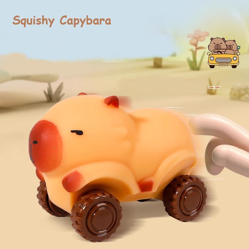 Jual Squishy Capybara Car - Mobil Squisi Dekompresi Capybara - Mainan ...