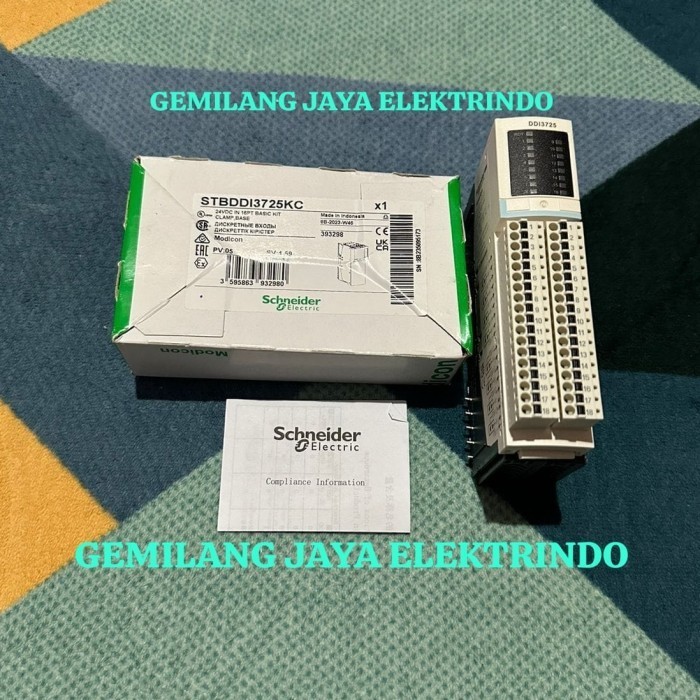 Jual SCHNEIDER STBDDI3725KC STB DDI3725 INPUT MODULE 24VDC IN 16PT SINK ...