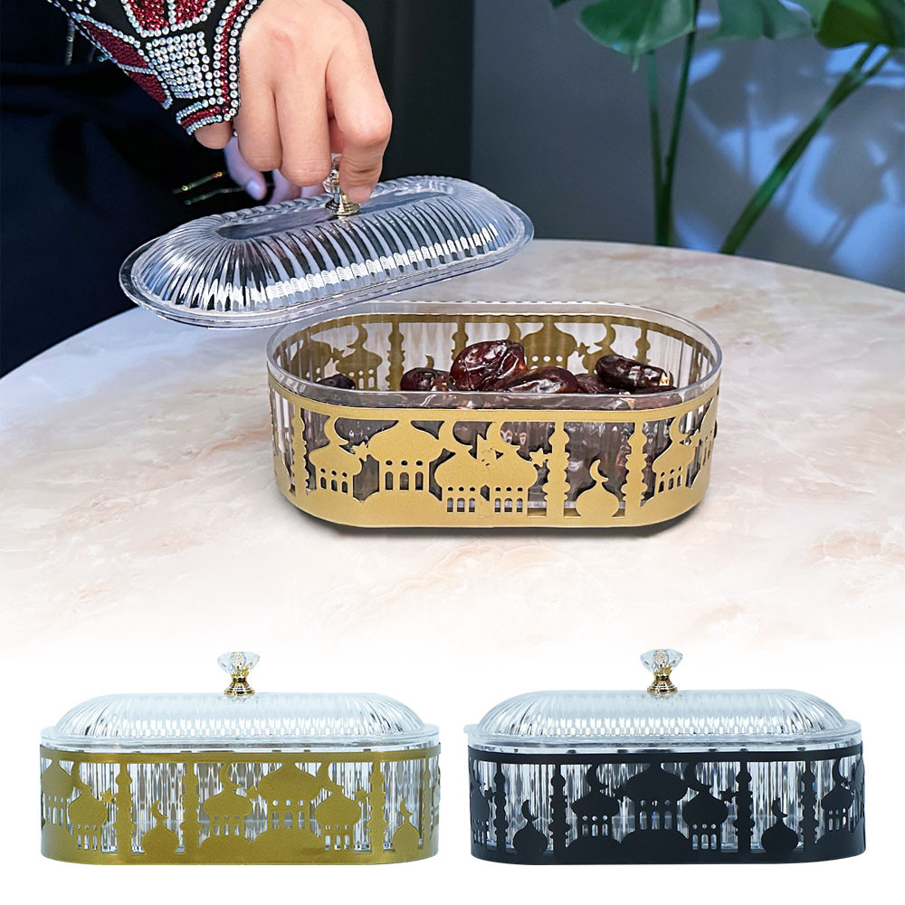 Jual Eid Mubarak Candy Snack Jar Ramadan Kareem Decorations For Home ...