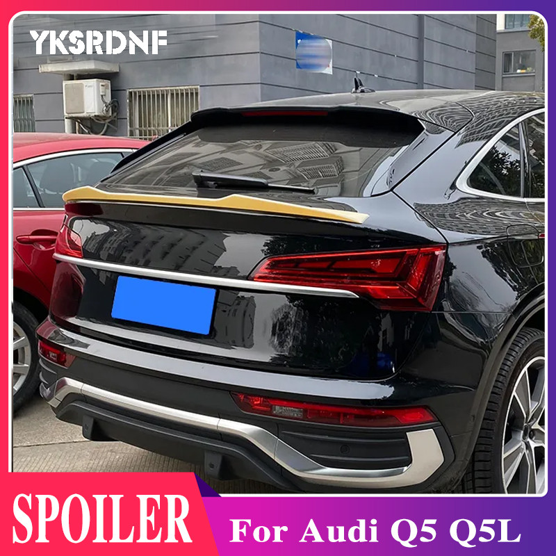 Jual v Style For Audi Q5 Q5L Spoiler 2019 2020 2021 2022 High Quality ABS Material Car Rear ...