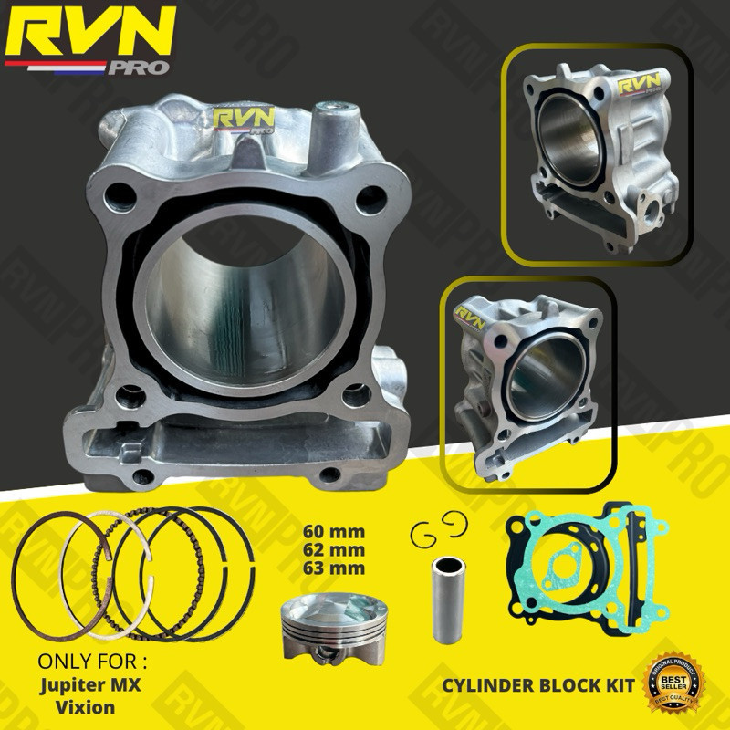 Jual BLOK SEHER BORING BORE UP JUPITER MX VIXION VIXION 60 62 63 65 60MM 62MM 63MM 65MM BORE UP ...