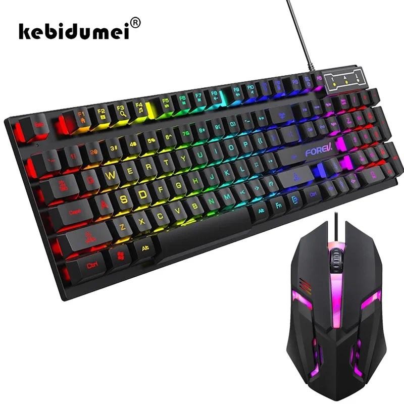 Jual 104 key Backlit Mechanical Keyboard Wired Gaming Keyboard ...