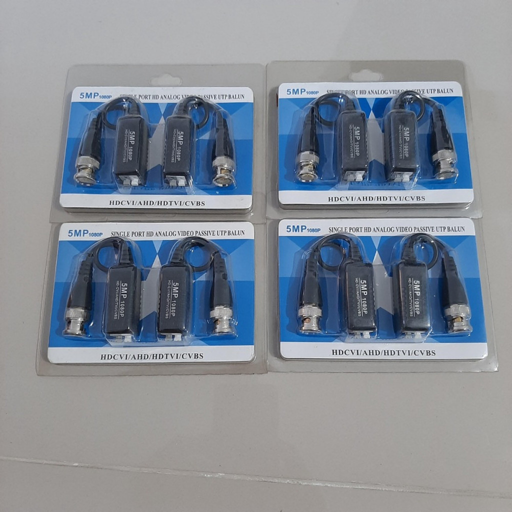 Jual CCTV Video Balun 5MP 1080p AHD Model Clip Tanpa Baut Kualitas ...