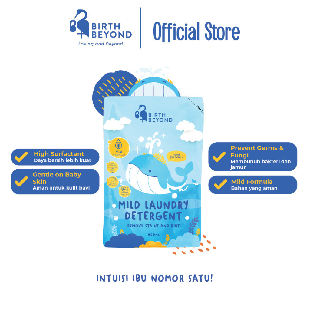 Jual (OYU) Birth Beyond Mild Laundry Detergent 1000 ml | Shopee Indonesia