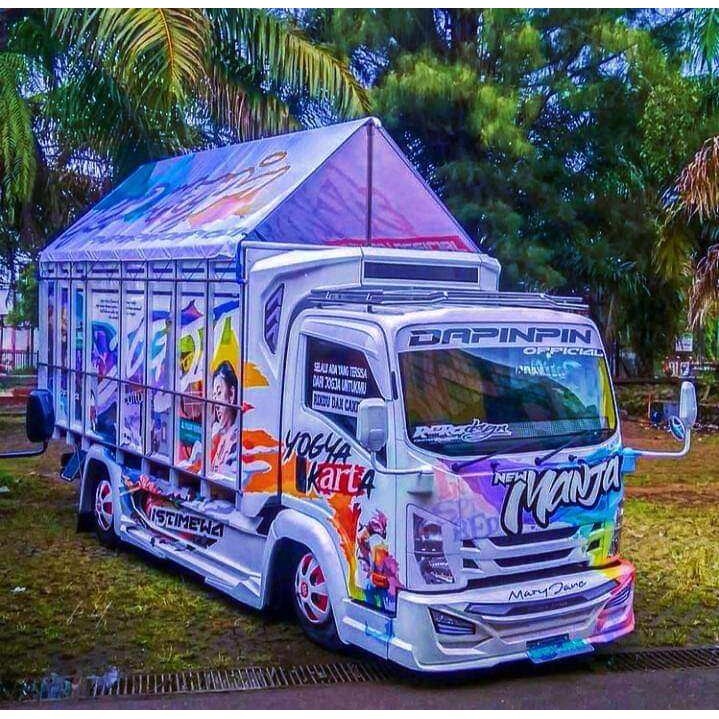Jual mainan truk oleng asli ukuran jumbo full lampu Bonus terpal mainan ...